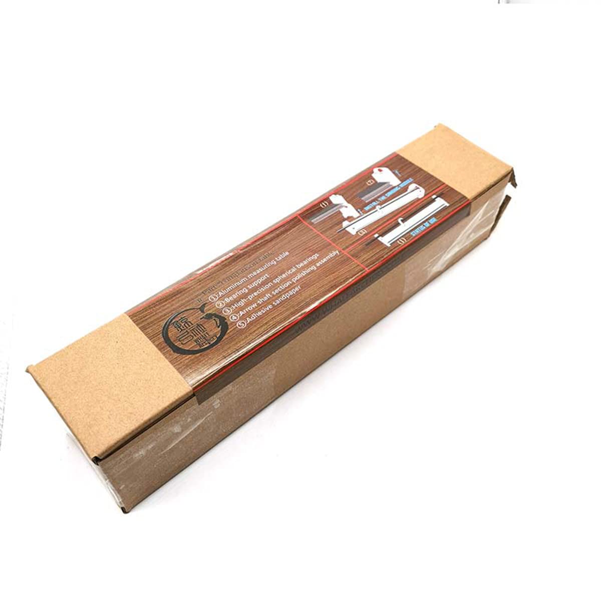 Aluminium Arrow Spinner Tester Carbon Arrows Checker Arrow Shaft Straightness Roller Squaring Tool Spinner Square Arrow Inspector for Spin Spine Spiner Arrow Making Kit Archery Accessories Equipment
