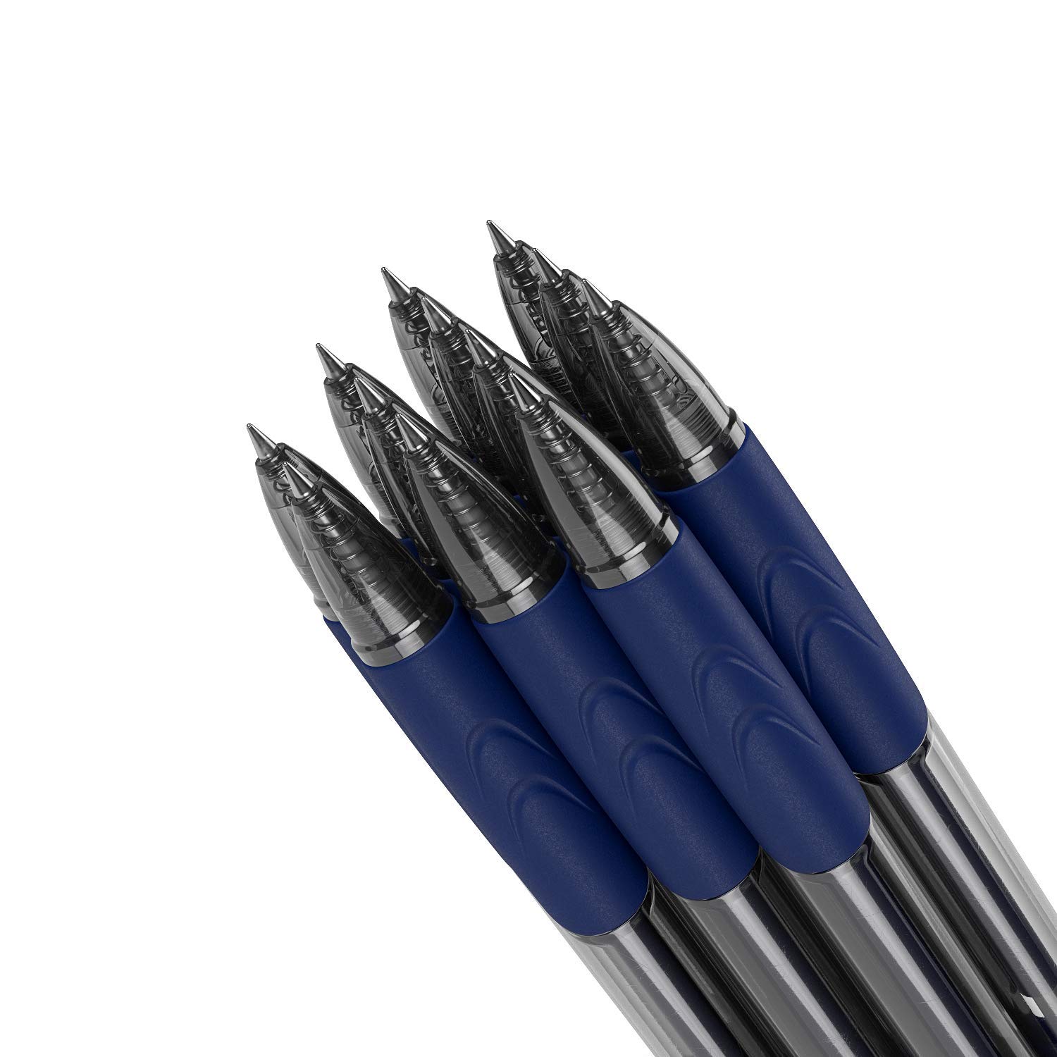 ARTEZA Blue Gel Pens Pack of 24, 0.7mm Medium Point, Quick-Drying Ink for Smooth Writing, Office & School Supplies
