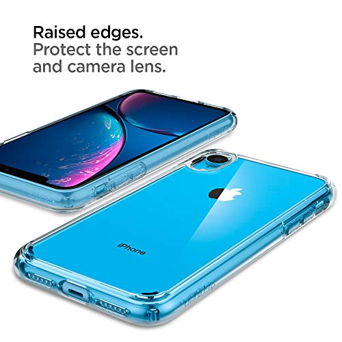 Spigen Ultra Hybrid [Anti-Yellowing PC Back] [Military Grade] Designed for iPhone XR Case, 6.1 inch Cover - Crystal Clear