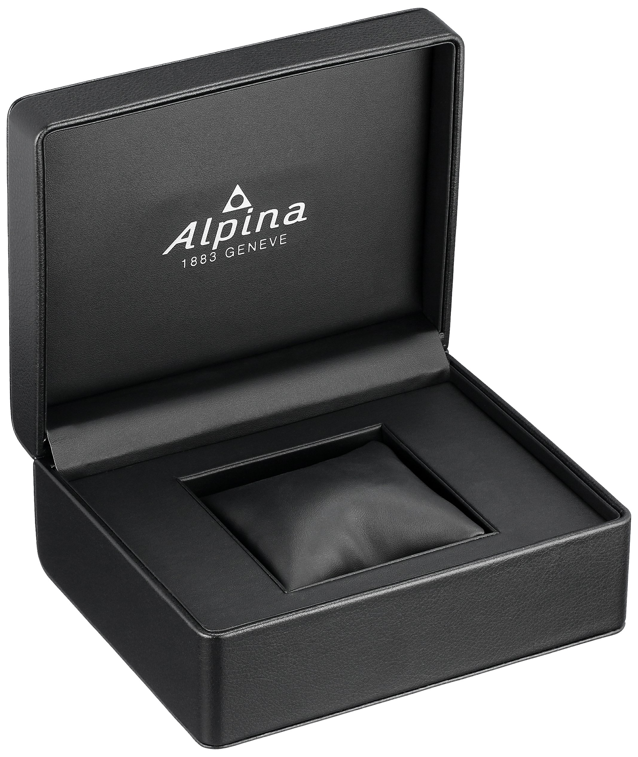 Alpina Men's AL-285BS5AQ6 Horological Smart Analog Display Swiss Quartz Black Watch