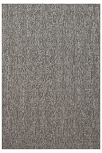 Furnish my Place Modern Indoor/Outdoor Commercial Neutral Rug, Modern Area Rug, Home Decor Mat, Pet-Friendly Carpet for Living Room, Kids, Wedding, Made in USA - 2' x 4' Rectangle