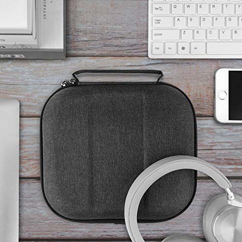Geekria Shield Headphones Case Compatible with Bang & Olufsen Beoplay H95, H9 3rd Gen, H9i, H8, H8i, H6 Case, Replacement Hard Shell Travel Carrying Bag with Cable Storage (Dark Grey)