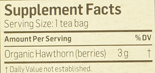Alvita Teas Organic Herbal Tea Bags - Hawthorn Berry - 24 Bags