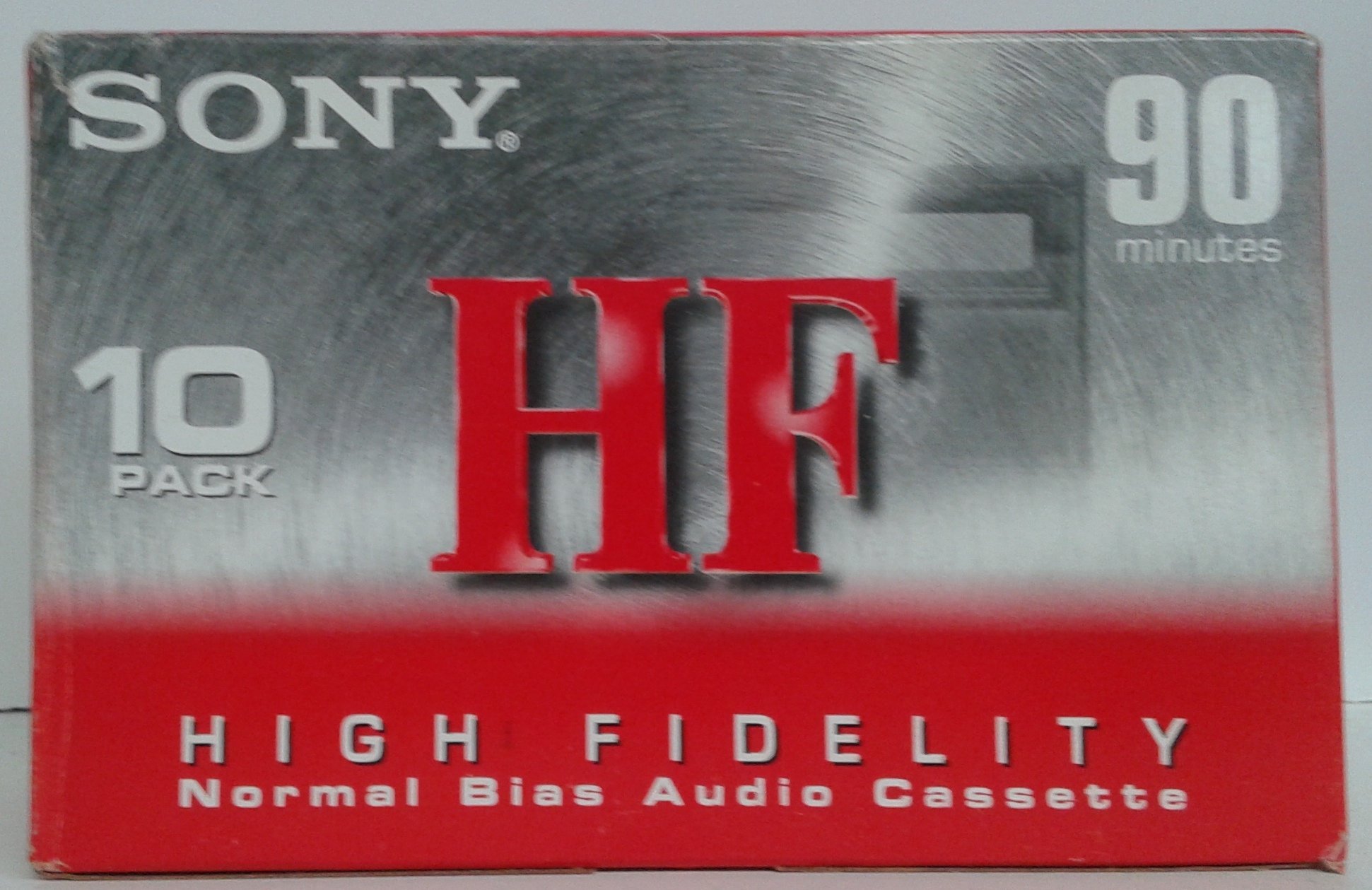 Sony HF 90 High Fidelity Normal Bias C-90HFC Audio Cassettes