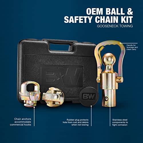 OEM Gooseneck Ball & Safety Chain Kit for Ram Trucks β GNXA2062