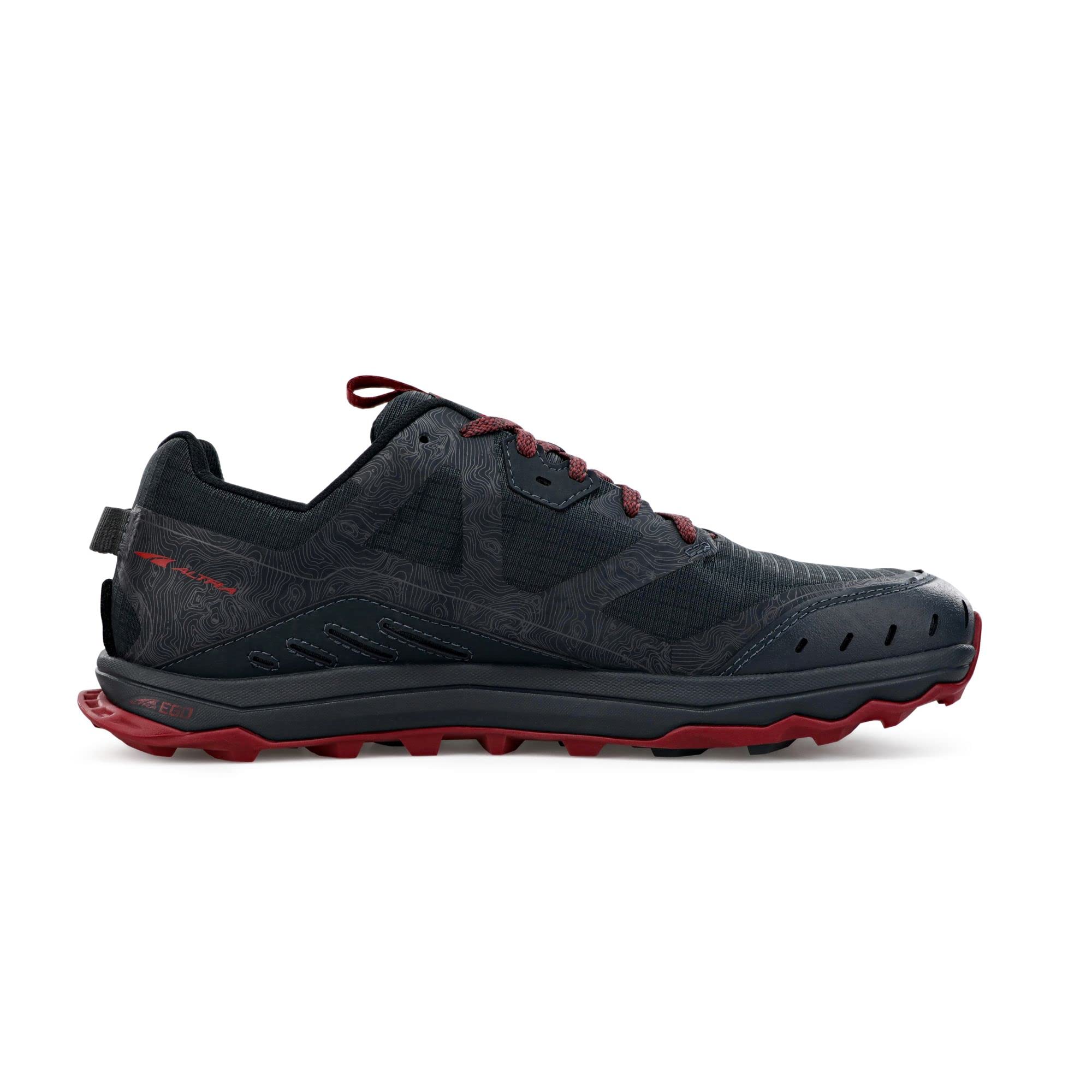 ALTRA Men's Lone Peak 6 Running Shoe, Black/Gray, 11 Medium