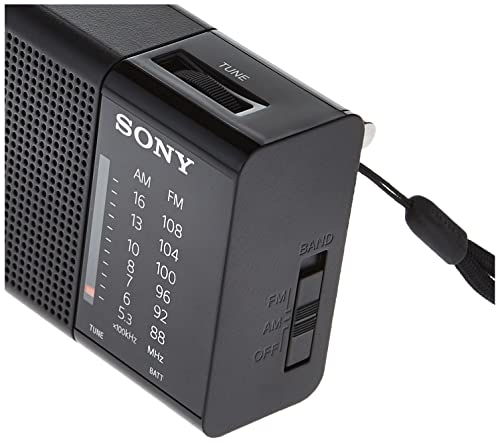 Sony Portable Am/FM Radio Home Audio Radio Black (ICF-P36)