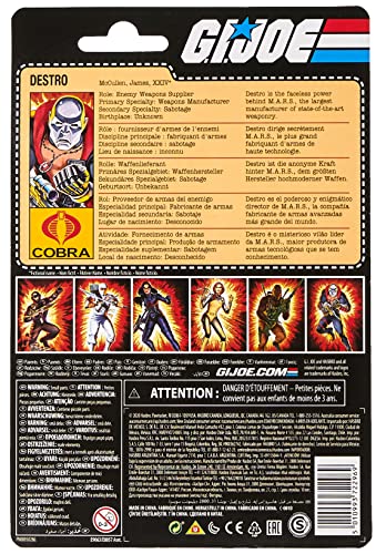 G.I.Joe Destro Action Figure 10 cm