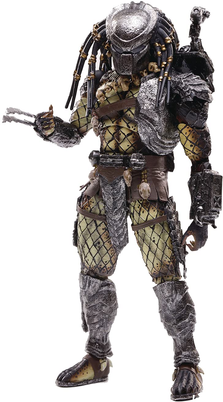 Hiya Toys Alien vs. Predator: Young Blood Predator 1:18 Scale Action Figure, Multicolor