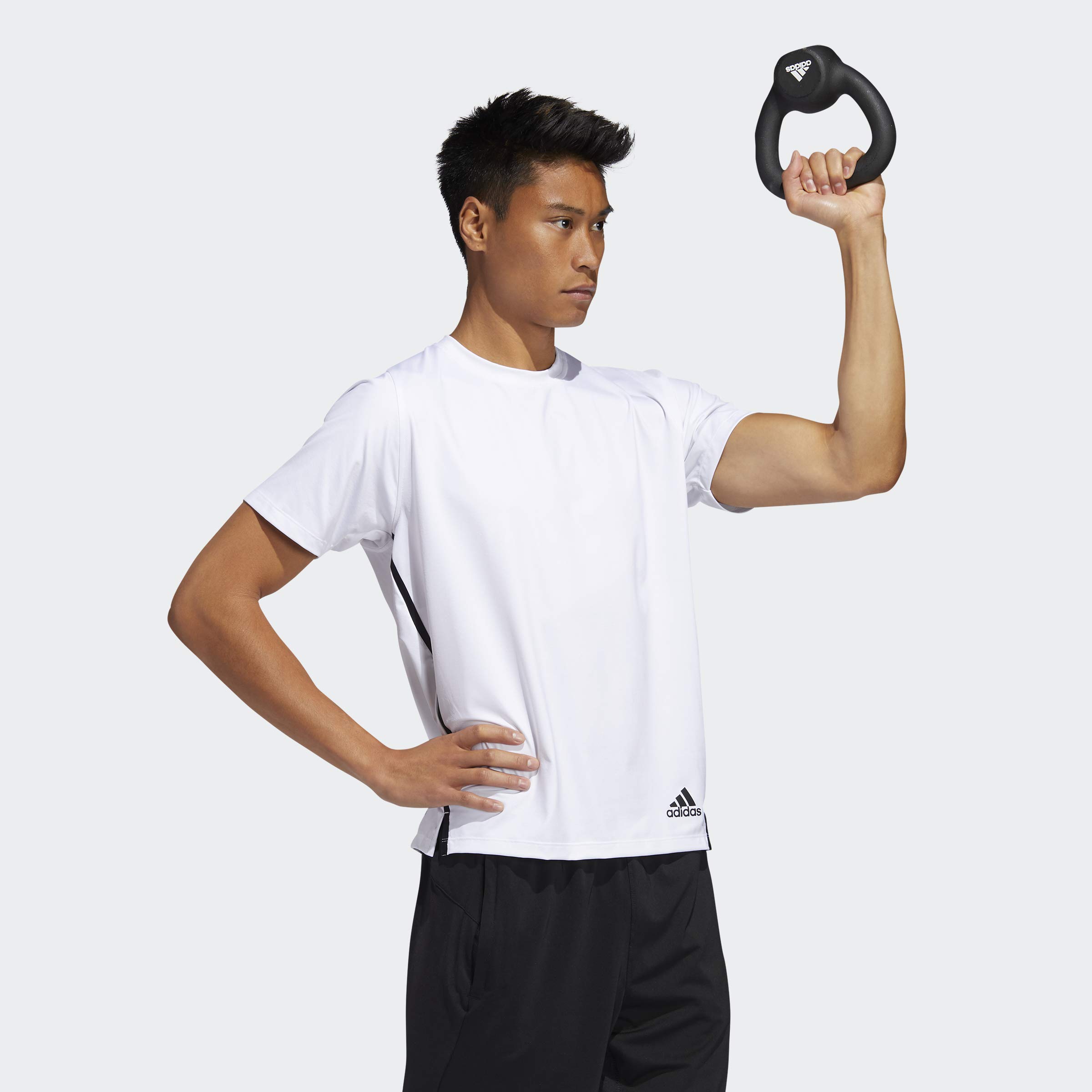 adidas Men's Freelift Primeblue Tee White Large
