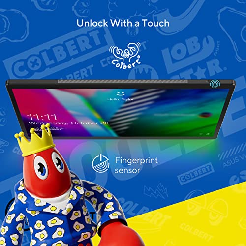 ASUS VivoBook 13 Slate OLED Philip Colbert Edition 2-in-1 Laptop, 13.3” FHD OLED Touch Display, Intel Pentium Silver N6000 CPU, 8GB RAM, 256GB SSD, Windows 11 Home, Black, T3300KA-DB26T-P
