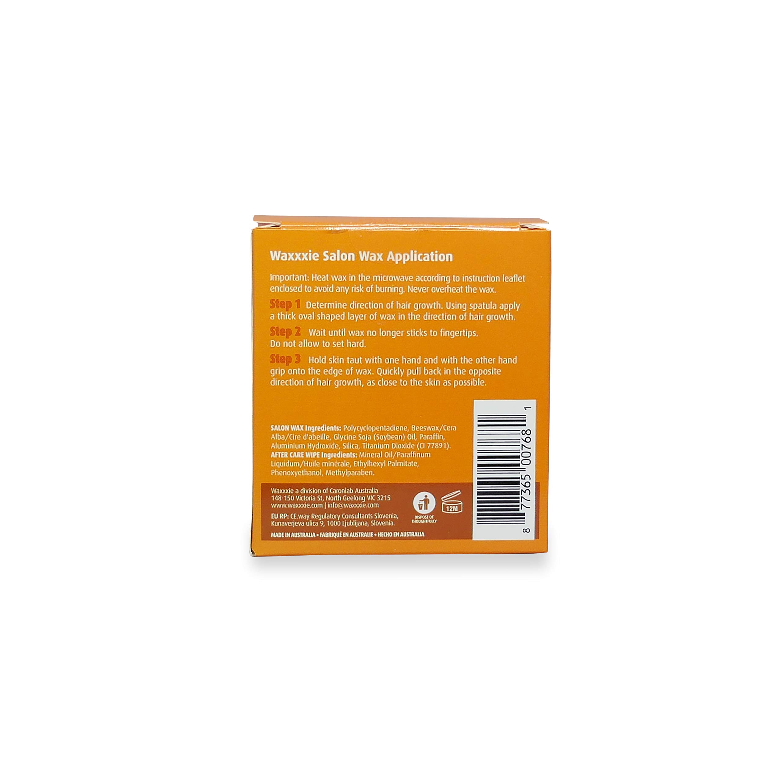 Waxxxie Salon Wax 6.7 fl oz Microwaveable Professional Peel Off Hair Removal Wax for Home Use with Salon-Quality Results