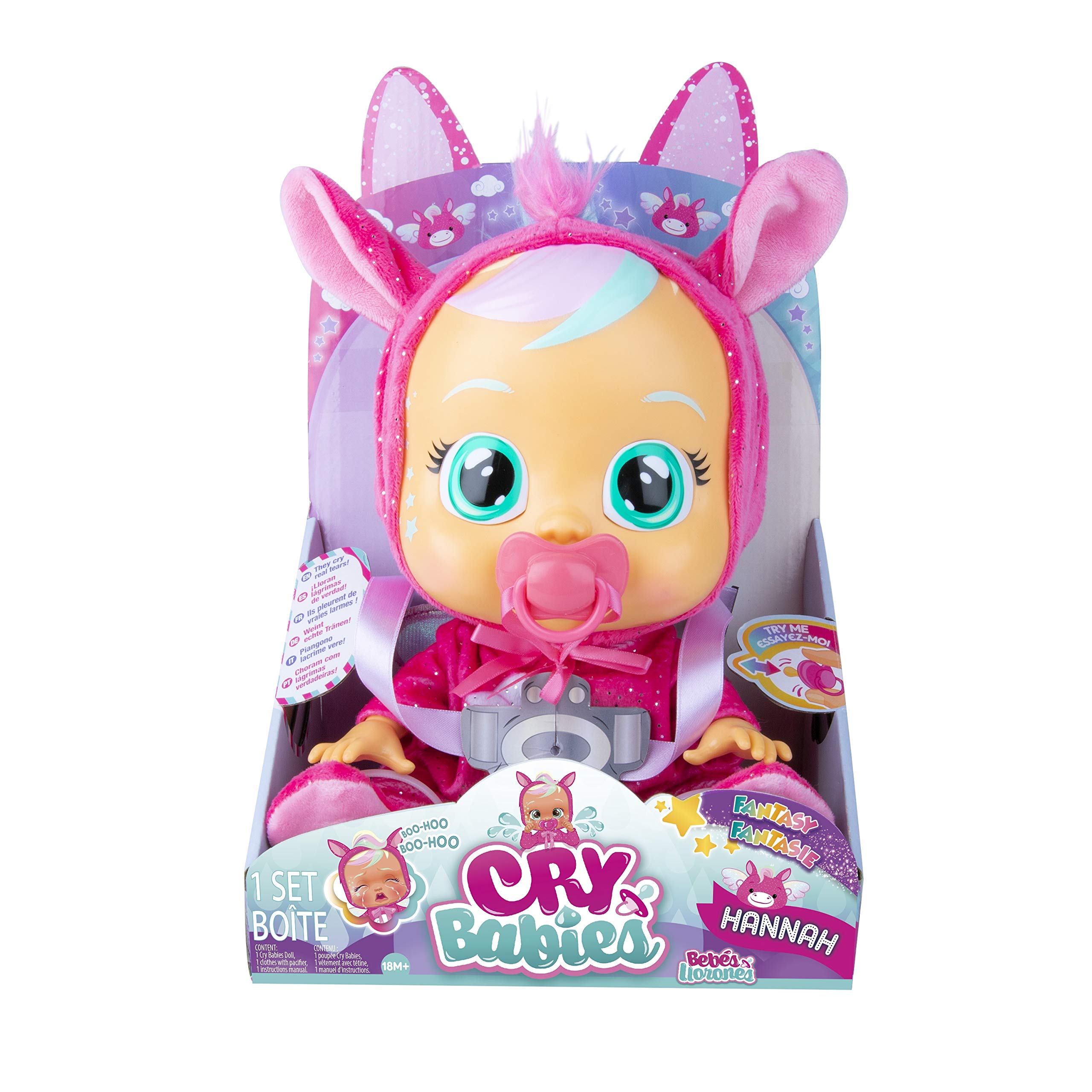 Cry Babies Hannah The Pegasus - Amazon Exclusive Doll, Multi