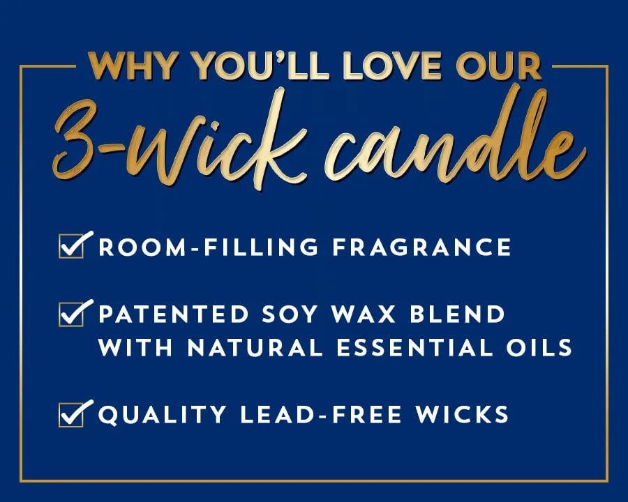 Bath & Body Works, White Barn 3-Wick Candle w/Essential Oils - 14.5 oz - 2022 Spring Scents! (Dark Amber & Oud)