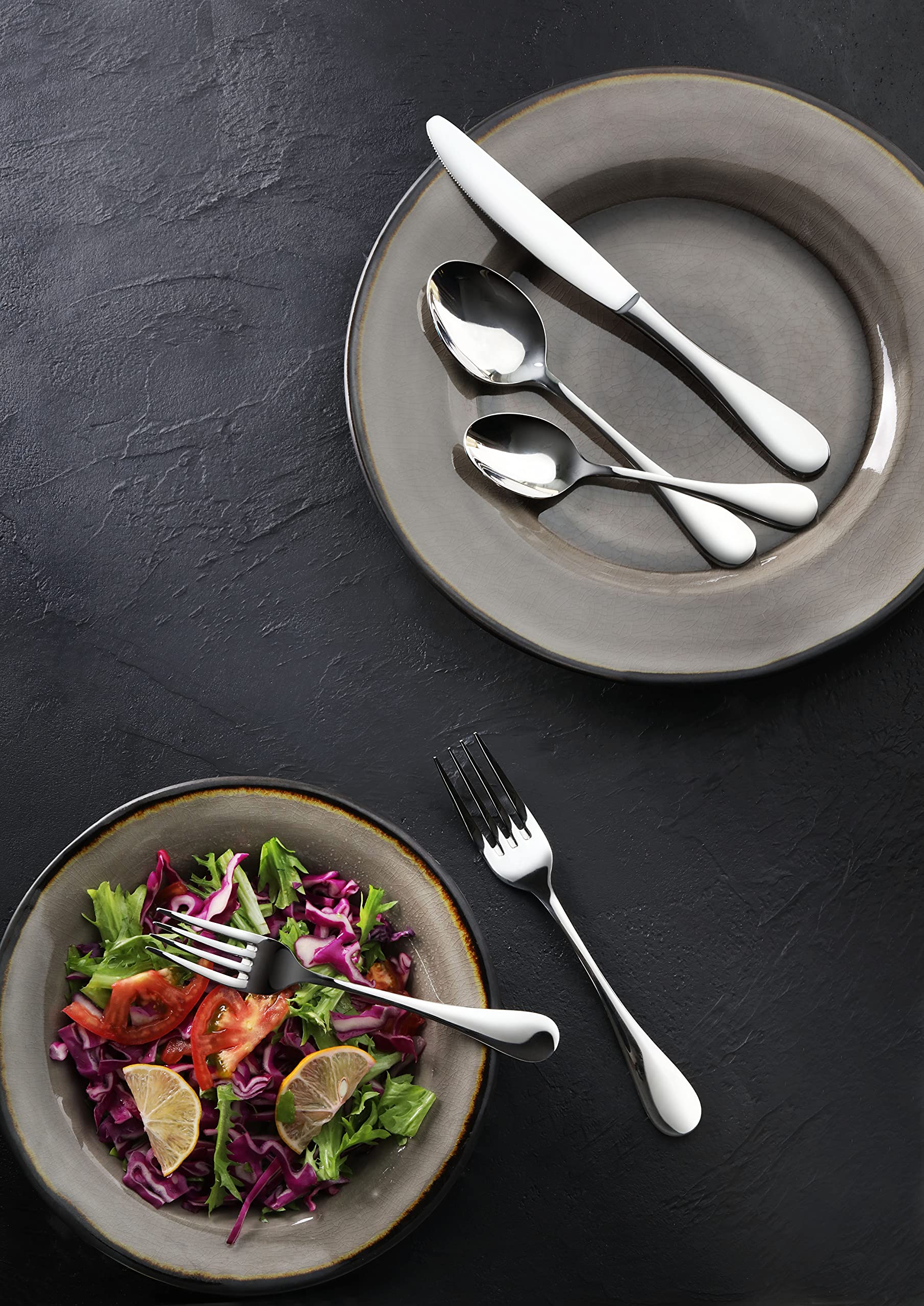 Artaste 59359 Rain 18/10 Stainless Steel Dinner Spoon (Rain Silver- Dinner Spoon)