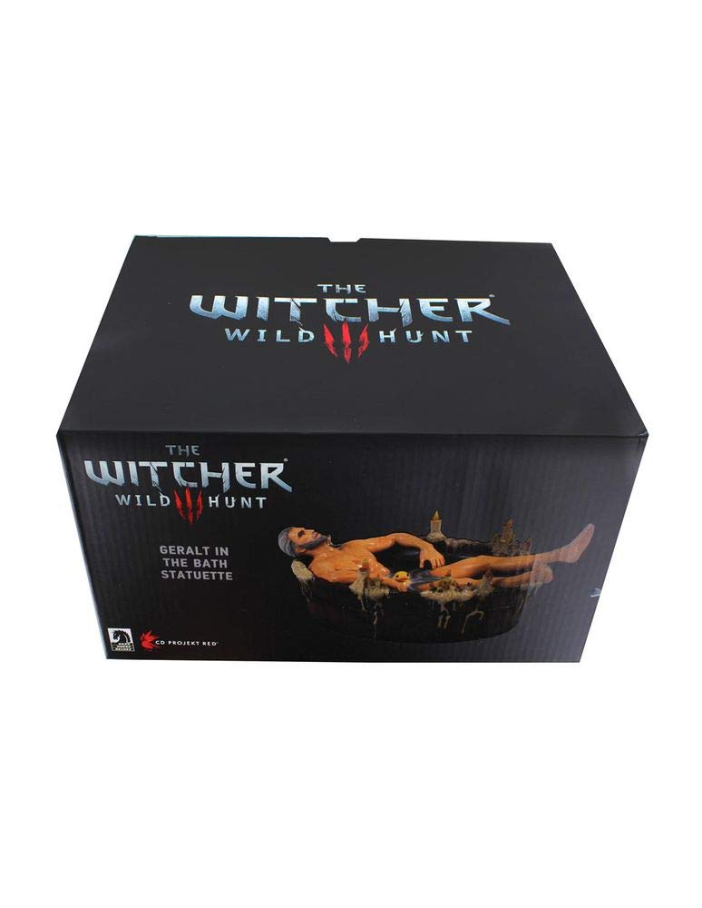 Dark Horse Deluxe The Witcher III: The Wild Hunt: Geralt in Bath Polyresin Statuette Brown