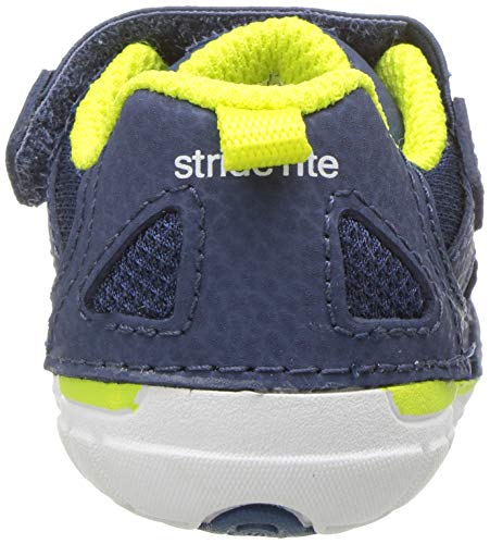Stride Rite Soft Motion Jamie Running Shoe, Navy, 3 M US Infant