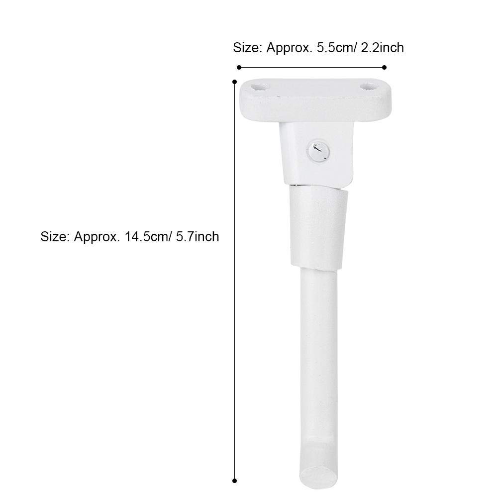 Alomejor Scooter Kickstand Balancing Scooter Alloy Kickstand Folding Holder Mini Parking Stand for Electric Bicycle