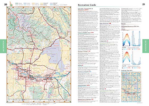 Idaho Road & Recreation Atlas - 7th Edition, 2022 (Benchmark Road & Recreation Atlases)