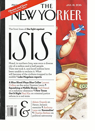 THE NEW YORKER, JANUARY,18th 2016 (THE FRONT LINES OF THE FIGHT AGAINST ISIS)