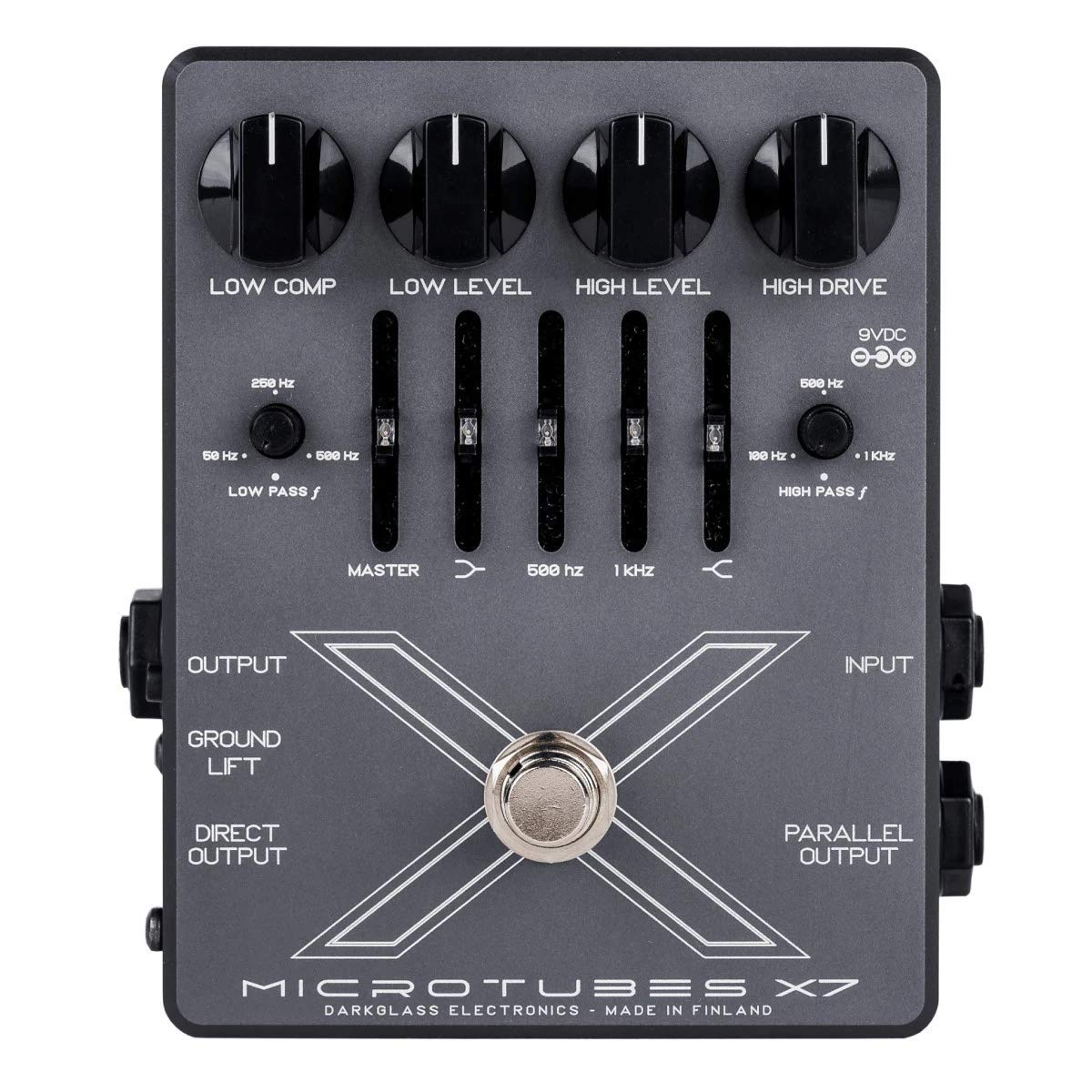 Darkglass X7 Multiband Distortion (w/Advanced Crossover & EQ) Bass Pedal w/Cable