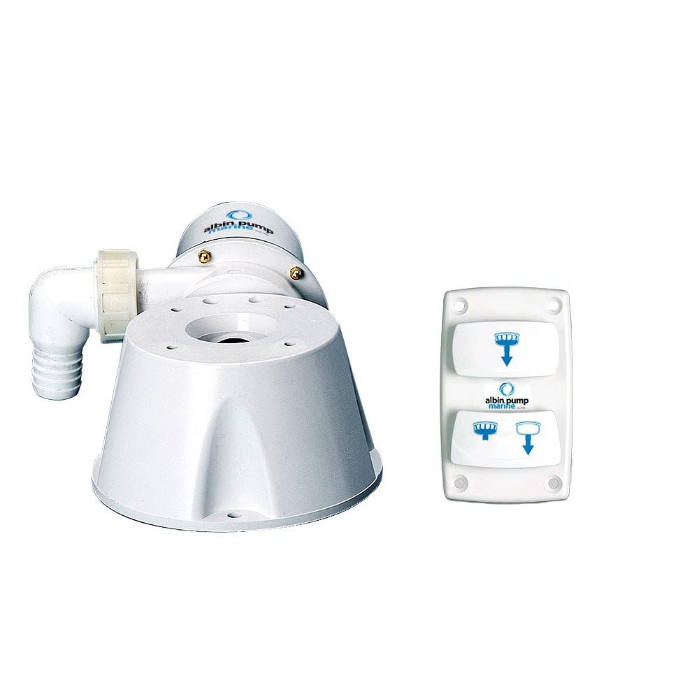 Albin Pump Silent Electric Toilet Kit 12V - 07-66-021