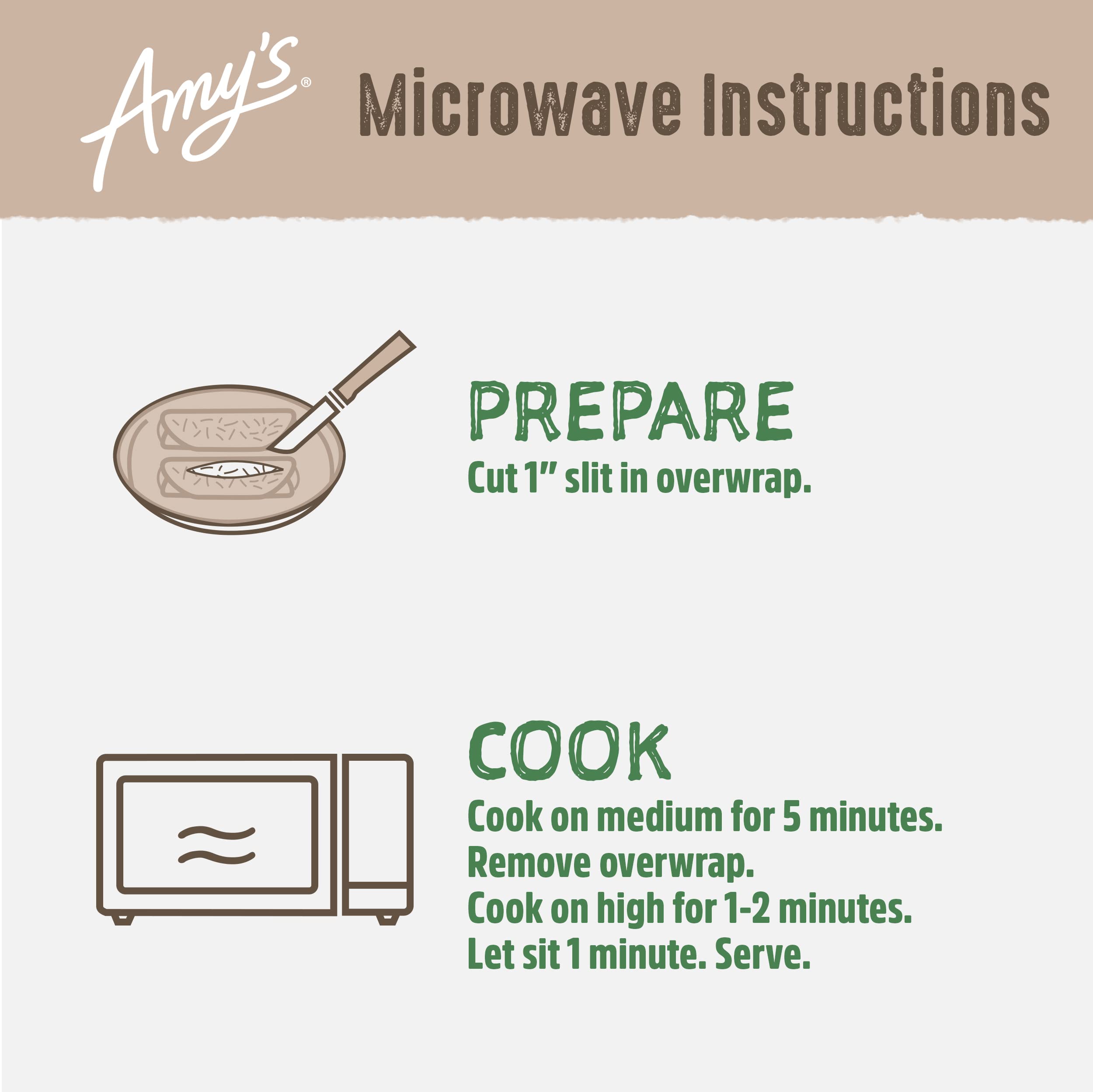 Amy's Frozen Meals, Cheese Enchilada, Made With Organic Corn and Tomatoes, Gluten Free Microwave Meals, 9 Oz