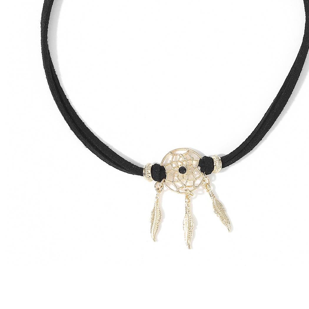 Artio Dream Catcher Choker Necklace for Women and Girls