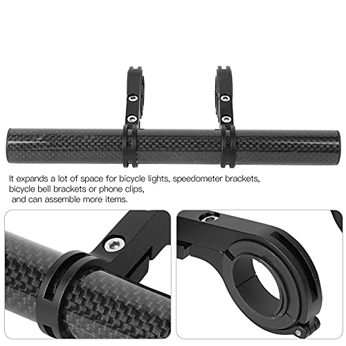 Aluminum Alloy Multi‑function Extension Bracket Durable for MTB for Road Bike for Adult Bikes for Folding Bike(black)