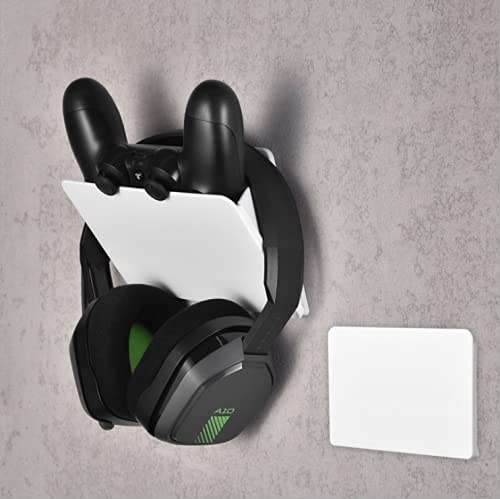 Holder Wall Mount Damage-Free (2 Pack),can be folded,Compatible with Game Controller,Headphone, Mobile Phone, Remote Controller, for Kitchen, Living Room, Bathroom, Bedside, Office