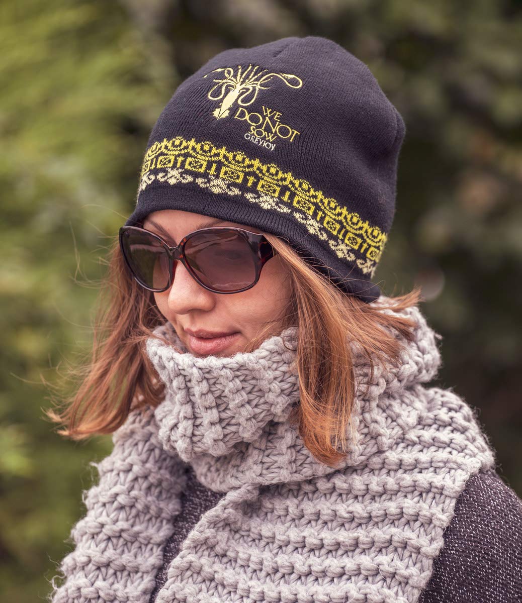 Game of Thrones Unisex Knit Winter Beanie (Greyjoy)
