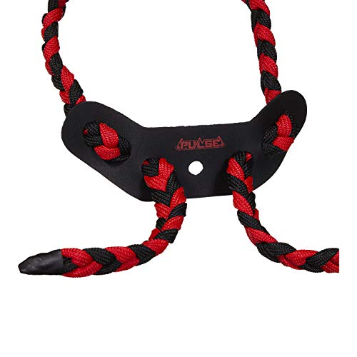 Allen Paracord Braided Wrist Bow Sling, Black/Red