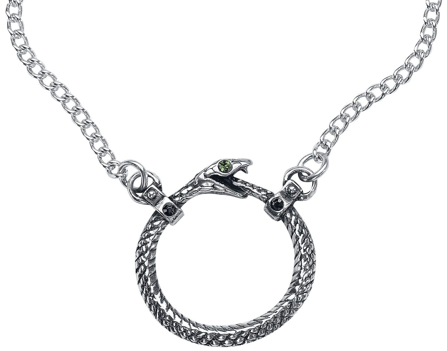 Alchemy of England Sophia Serpent Necklace Silver