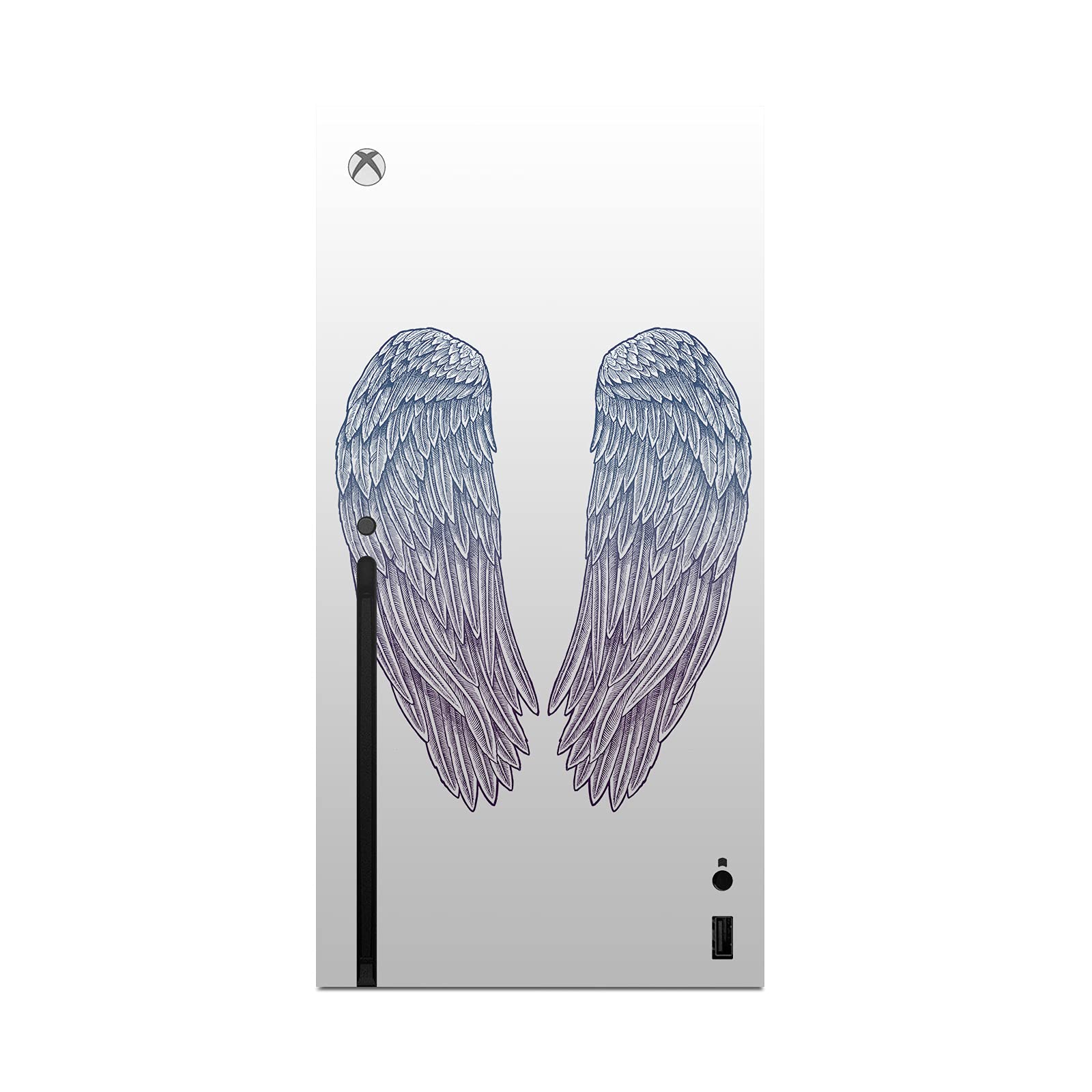 Head Case Designs Officially Licensed Rachel Caldwell Angel Wings Art Mix Vinyl Sticker Gaming Skin Decal Cover Compatible With Xbox Series X Console and Controller Bundle