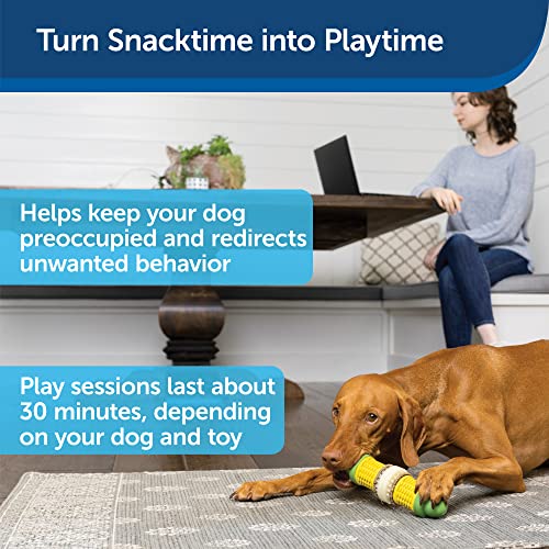 PetSafe Rawhide Treat Ring Refills, Breakfast, Lunch and Dinner, Size B- Variety Pack of Replacement Treats for PetSafe Busy Buddy Treat Ring Holding Toys