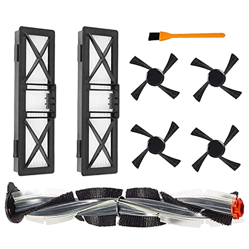 ALPGEN Replacement Parts/Fit for Neato D3 D4 D5 D6 D7 /Fit for Neato/Fit for Botvac D Series D75 D80 D85 Brush Filter Sweeping Robot Set