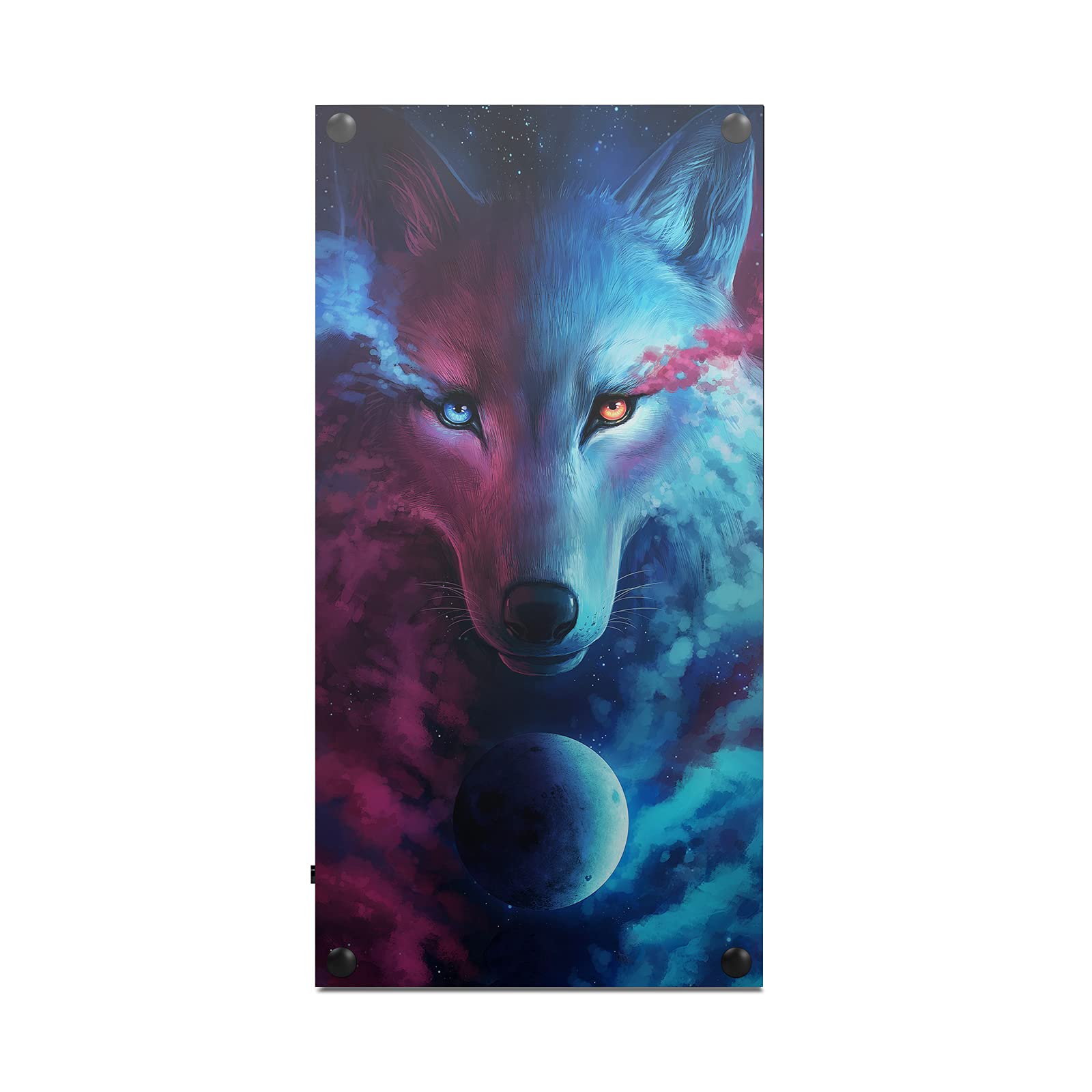 Head Case Designs Officially Licensed Jonas "JoJoesArt" Jödicke Wolf Galaxy Art Mix Vinyl Sticker Gaming Skin Decal Cover Compatible With Xbox Series X Console and Controller Bundle