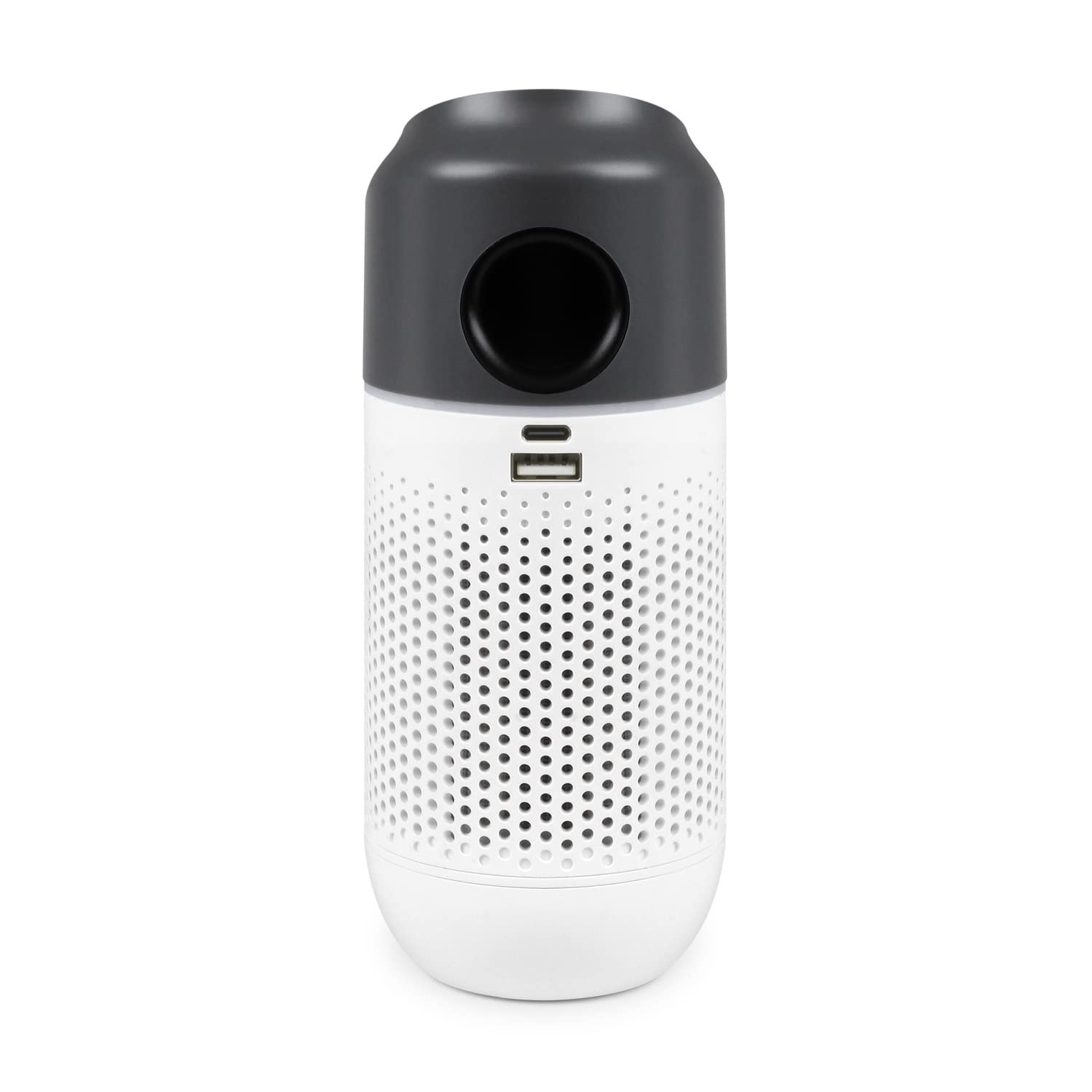 Aluratek Portable H13 True HEPA Air Purifier for Travel, Home, Office, Reduce Smoke, Dust, Mold, Pollen, Odor (APAP01F), Black, Standard
