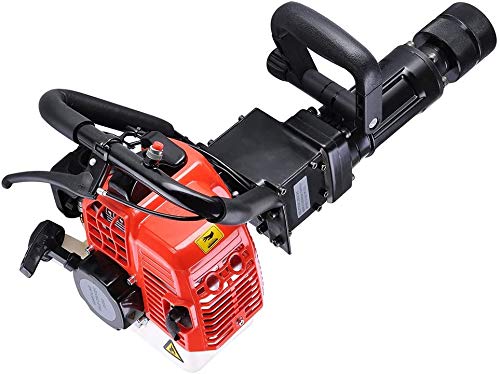 BH 2in1 32.7cc Gasoline Demolition Jack Hammer Post Piling Driver 2 Stroke Petrol Powered Fencing Pile Pounder Gas Jack Hammer T post Knocker