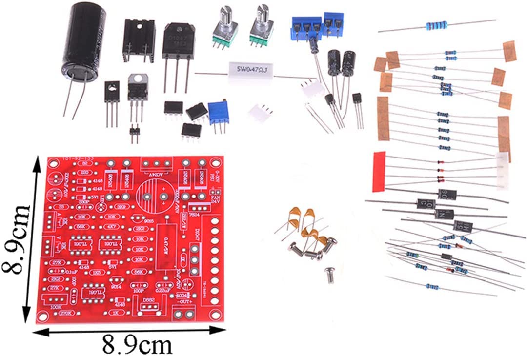 HiLetgo 0-30V 2mA-3A Adjustable DC Regulated Power Supply DIY Kit Short with Protection