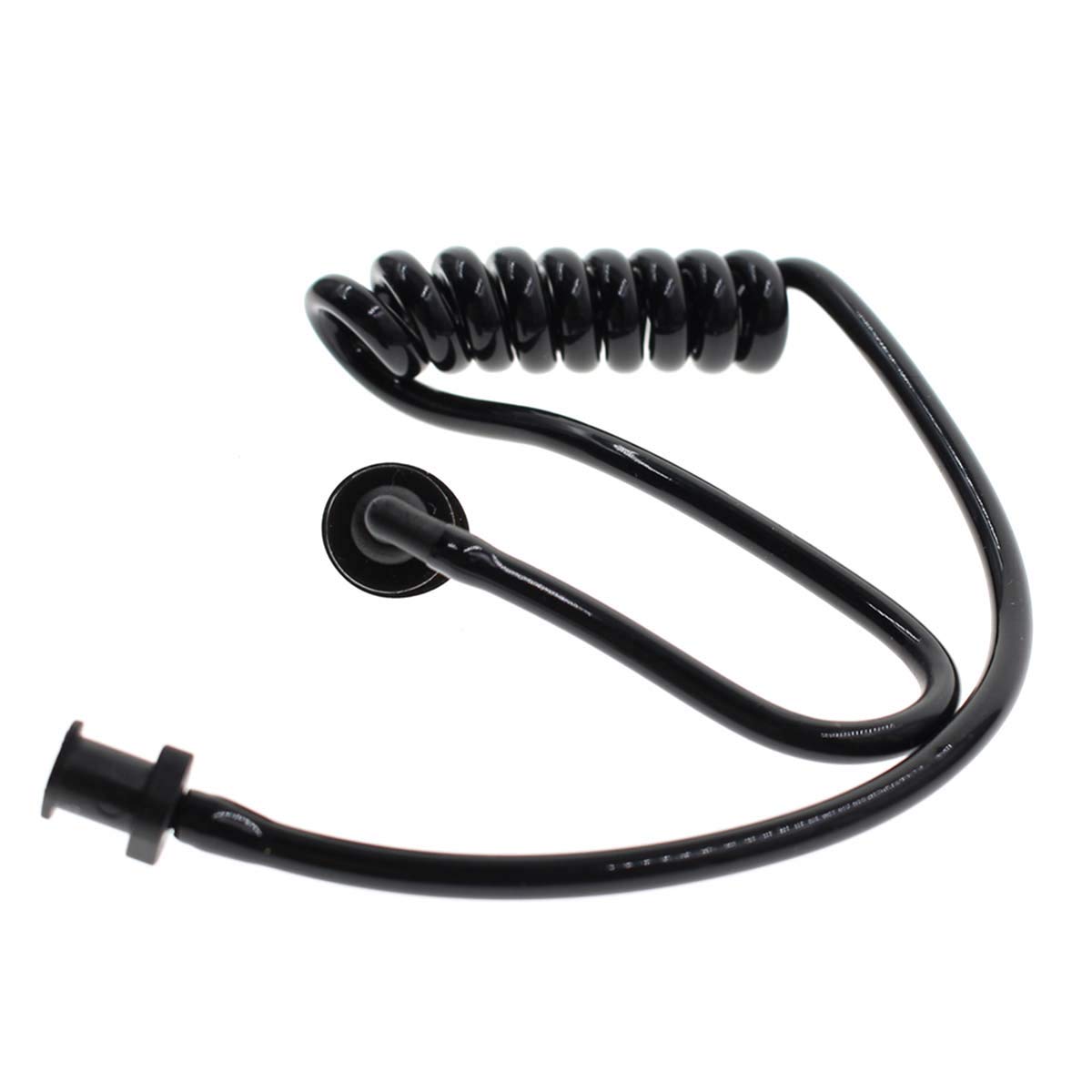 AUTOKYA Pair Black Accoustic Ear Tube Black Medium Earmold for Police Radio Earpiece