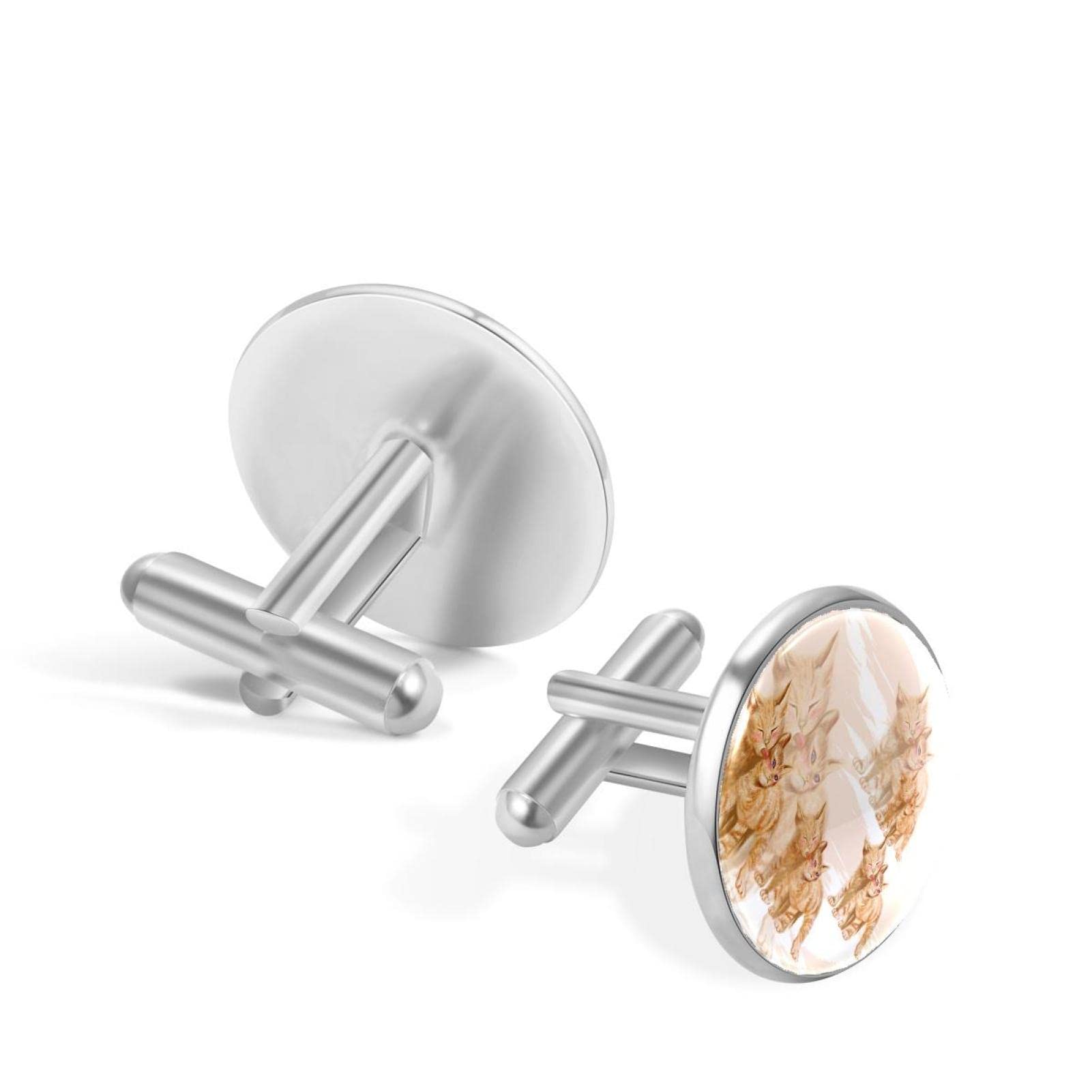 Arrow, Cufflinks and Studs Set for Tuxedo Shirts Business Wedding (Multiple Colors3)