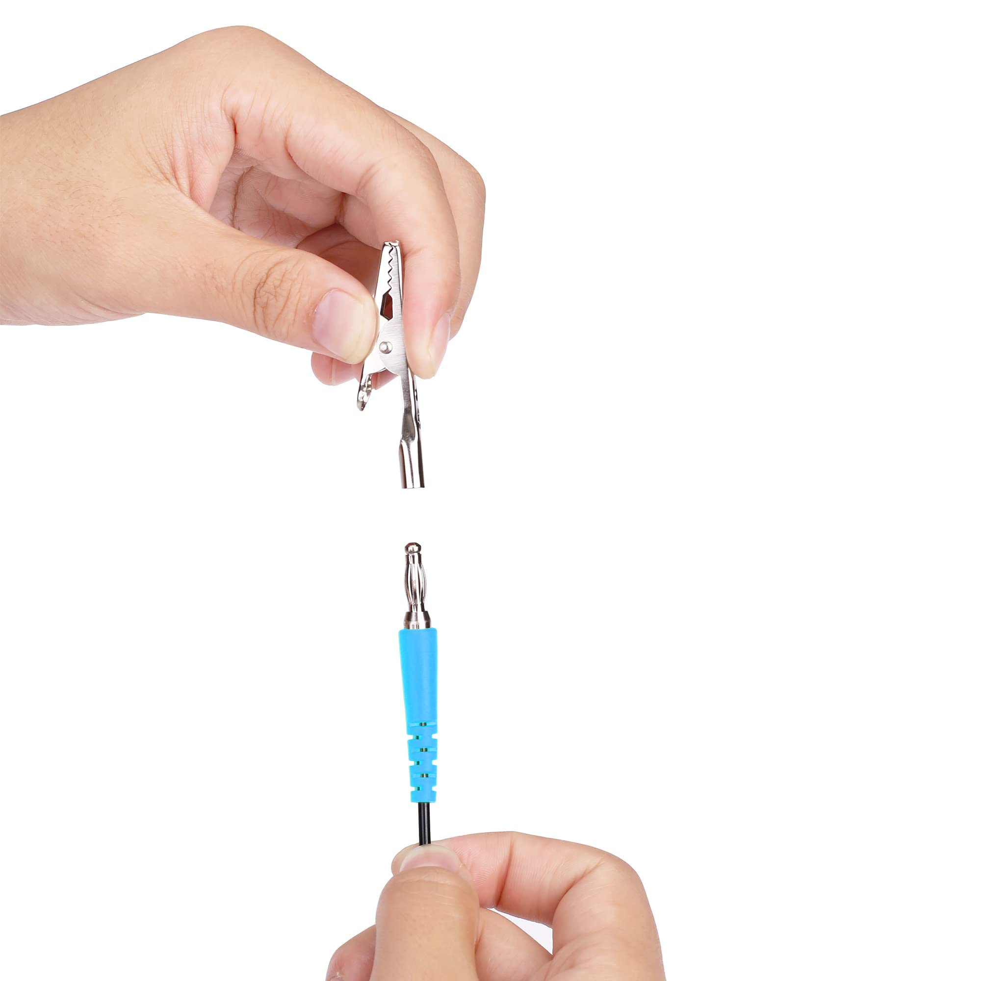 Anti Static Wrist Strap, Electro-Static Discharge Wristband with Grounding Wire, Alligator Clip, Extendable Long Cord and Built-in 1 MΩ Resistor.