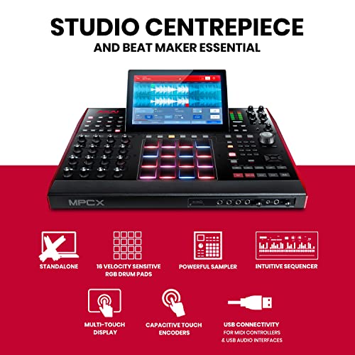 AKAI Professional MPC X β Standalone Drum Machine and Sampler With 10.1-inch display, Beat Pads, Synth Engines and CV Gate Outputs