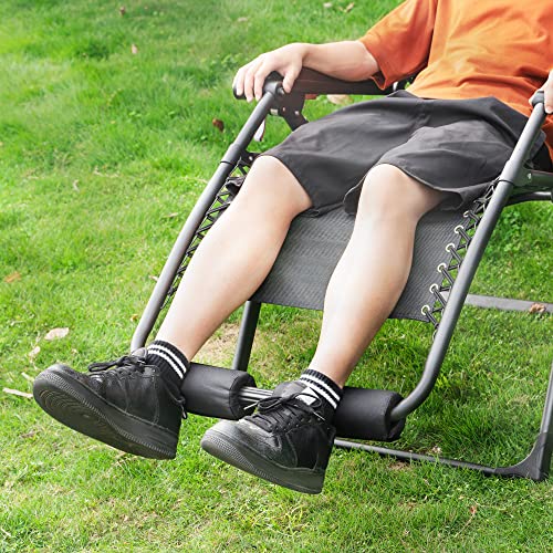 UNEEDE Zero Gravity Chair Cushion for Foot Rest, Universal Oversized Folding Loungers Recliners Foot Cushion, Footrest Padding for Patio Lawn Outdoor Chair, Anti Gravity Chair Accessory for Tall User