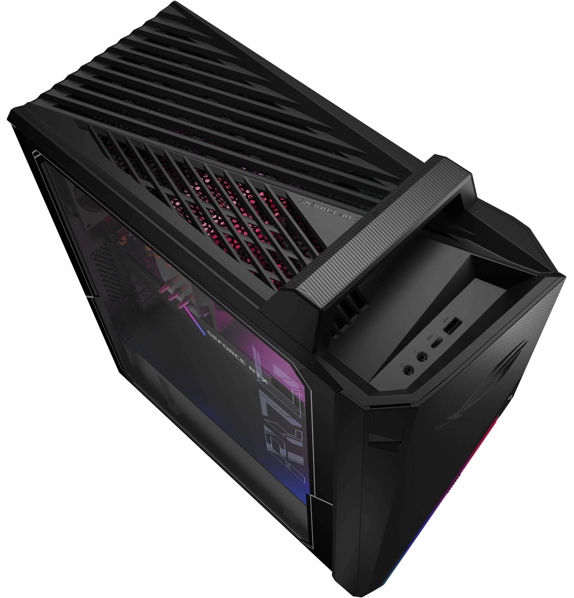 ASUS ROG G15CK-IB772 Gaming & Entertainment Desktop PC (Intel i7-10700 8-Core, 32GB RAM, 6TB HDD (3.5), RTX 2070 Super, WiFi, Bluetooth, HDMI, USB 3.2, Display Port, Win 11 Pro) (Renewed)