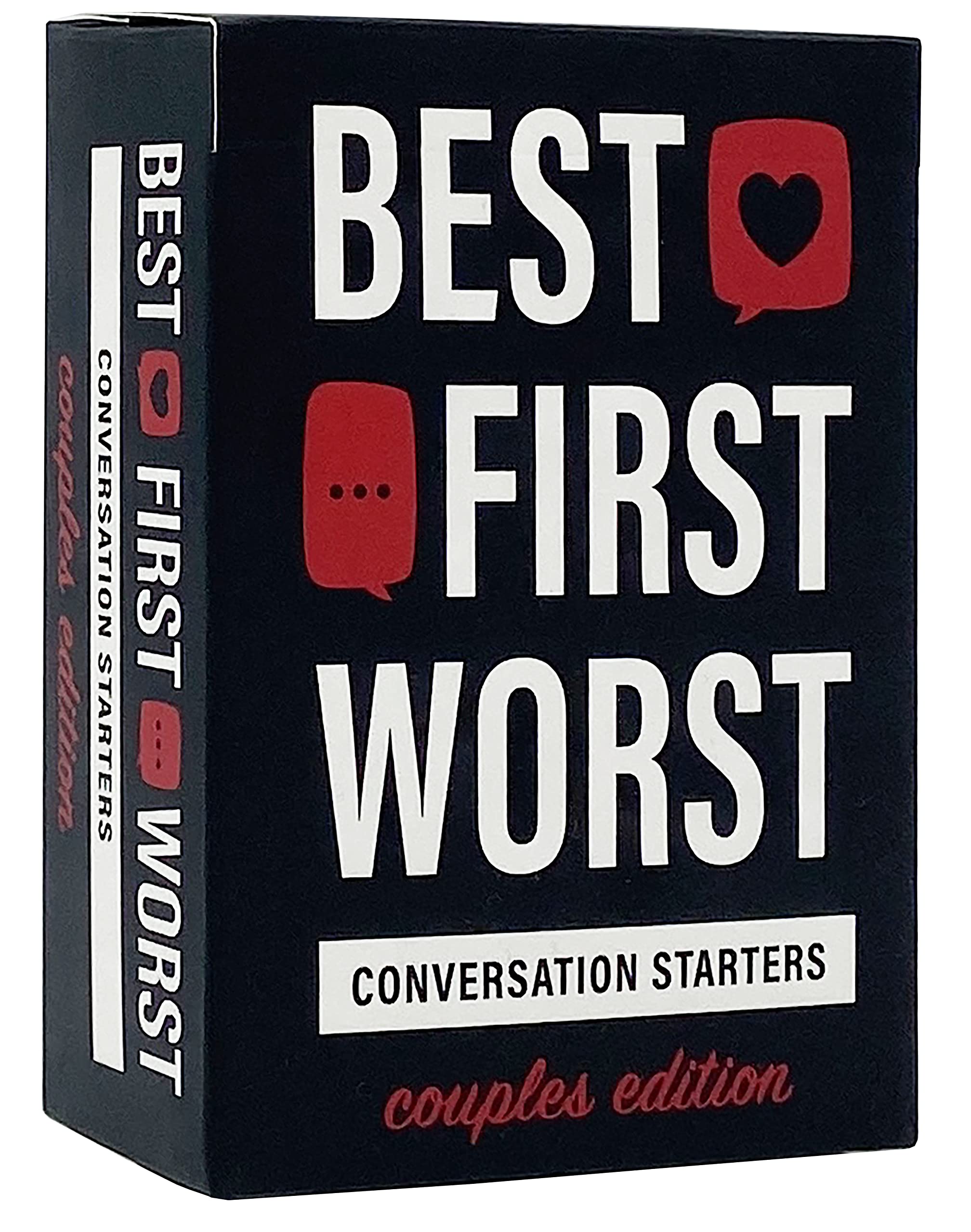 Gatwick Games Best First Worst - New Couples Card Game, Great for Couples Date Night, Work on Strengthening Your Relationship While Playing a Fun Card Game, 2 or More Players