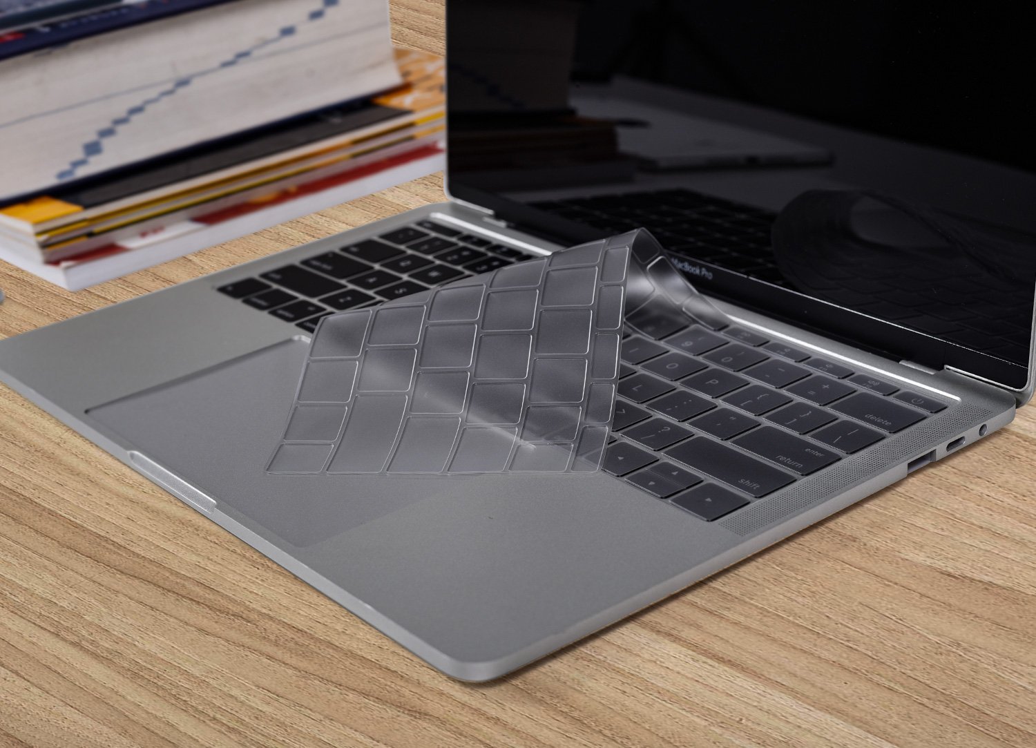 Premium Ultra Thin MacBook Keyboard Cover for Apple MacBook Pro 13 inch Model A1708 Without Touch Bar Only(with Function Keys, 2019-2016 Release), TPU