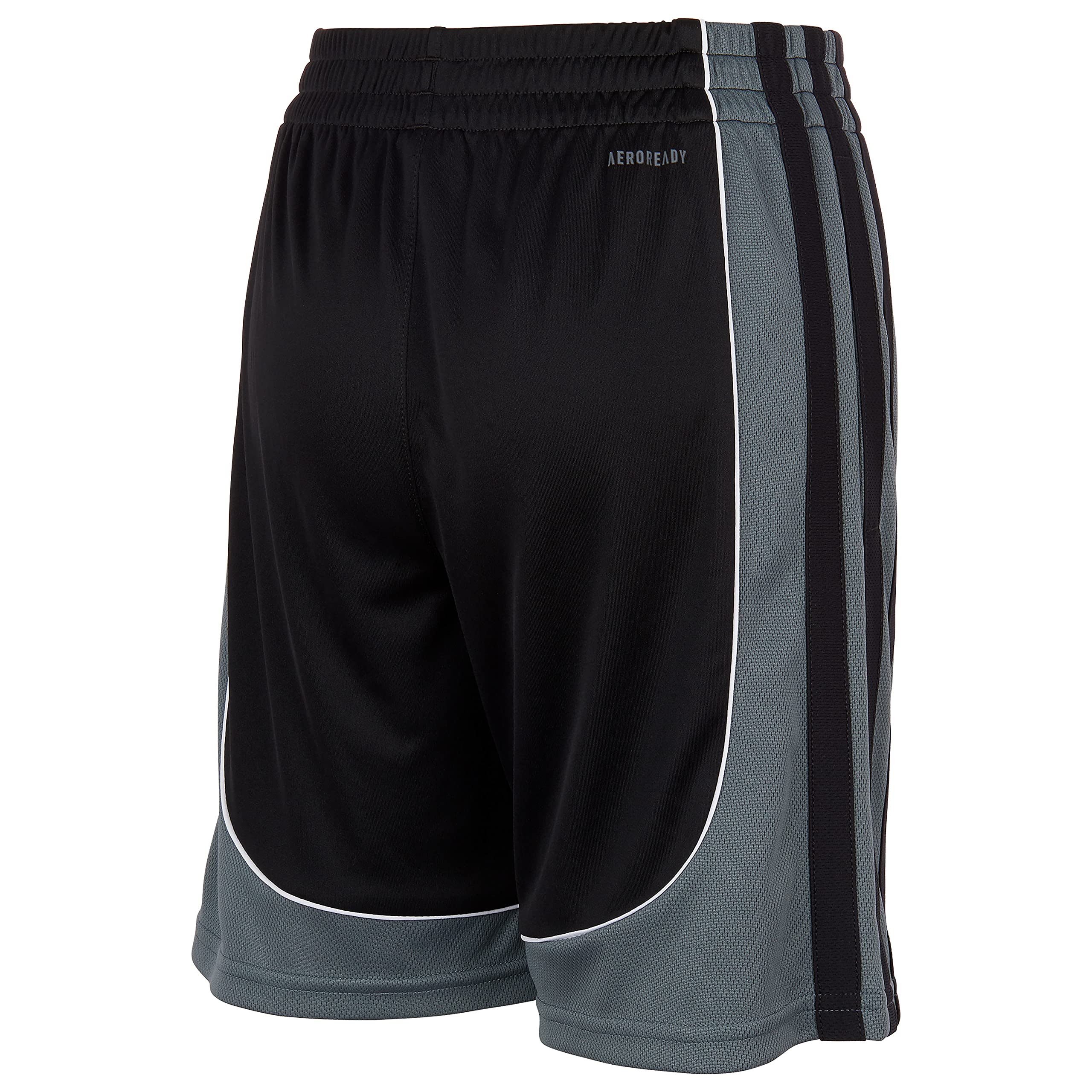 adidas Boys' AEROREADY Basketball Creator Shorts, Black, Small (8)