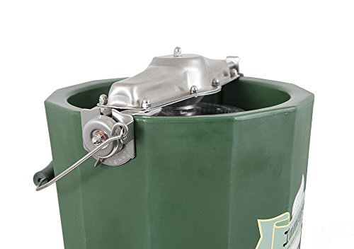 PREMIUM Large 8 qt. - Immergood Ice Cream Maker - Stainless Steel - Hand Crank